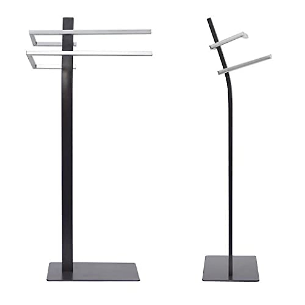 N/A Stainless Steel Multifunctional Movable Bathroom Rack Towel Rack Floor-Standing Bath Towel Rack