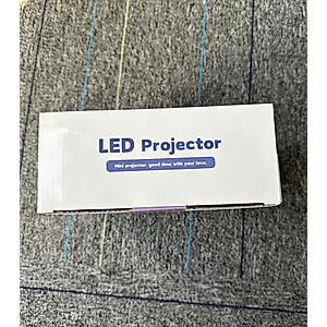 Mini Projector Home Theater Portable Upgrade 1080P Supported, Phone Can Connect to Movie Wirelessly, Compatible with Smartphone/ Tablet/ Laptop/ TV Stick/ USB Drive, mint green (VF270GW)