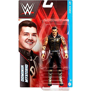 WWE Basic Dominik Mysterio Action Figure, Posable 6-inch Collectible for Ages 6 Years Old & Up​​