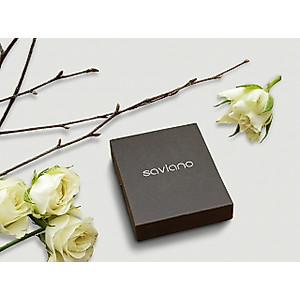 Savlano 925 Sterling Silver Solid 0.8mm Box Adjustable Bolo 14-24 Inch Chain Necklace For Women - Made in Italy Comes With a Gift Box (White)