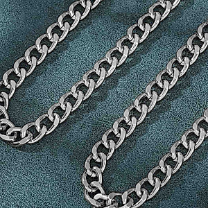 Bniealsy Boho Belly Chain Silver Metal Belt Body Chains Chunky Belly Link Waist Sexy Body Jewelry for Women and Girls (B-Silver)