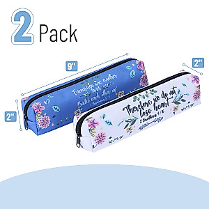 Mr. Pen- Pencil Pouch for Bible Study, 2 Pack, Small Pencil Case, Pen and Highlighter Case, Pencil Bag, Pencil Cases for Gifts, Bible Study Supplies, Pen Case, Bible Journaling Supplies