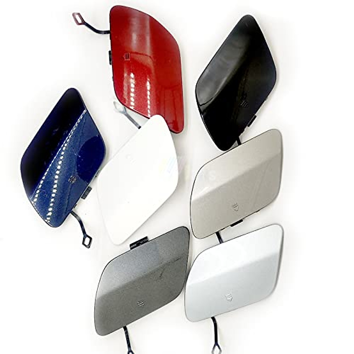 Trimla Rear Tow Cover Fit for Mercedes-Benz C-Class W205 C180 C200 C220 C250 C260 C280 C300 C320 C350 2014 2015 2016 2017 2018 2019 2020 Bumper Hook Eye Cap 2058850224 (Black)