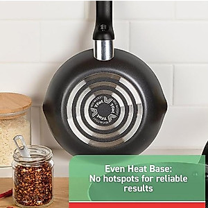 T-fal B36290 Specialty Nonstick 5 Quart Jumbo Cooker Saute Pan with Glass Lid, Black