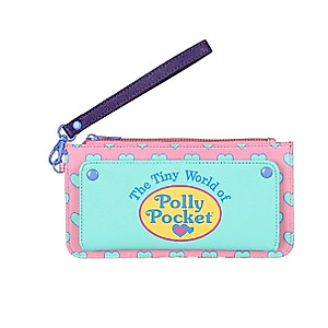 Polly Doll Series Themed Top Zip Women's Hand Purse Clutch Wallet multicolor