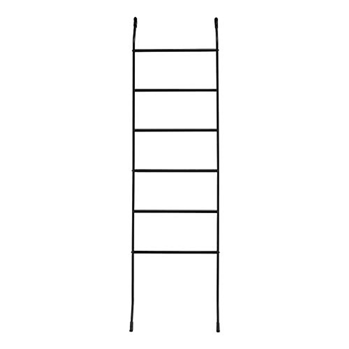 Amazon Basics Leaning Ladder Rack for Blankets or Towels