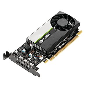 PNY NVIDIA T400 Professional Graphic Card 2GB GDDR6 PCI Express 3.0 x16, Single Slot, 3x Mini-DisplayPort, 8K Support, Ultra-quiet active fan