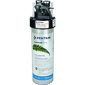 Everpure H-54 Drinking Water Filter System (EV9252-67). Quick Change Cartridge System. Commercial Grade Water Filtration and Lead Reduction