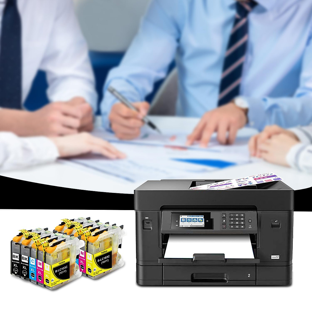 GALADA Compatible Ink Cartridges Replacement for Brother LC103 LC103XL LC101 LC101XL Ink Cartridges for MFC-J870DW J470DW J475DW J4310DW J4410DW J4510DW J4610DW J4710DW J875DW J450DW Printer 10Pack