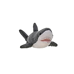 Wild Republic Great White Shark Plush, Stuffed Animal, Plush Toy, Gifts for Kids, Cuddlekins 13 inches