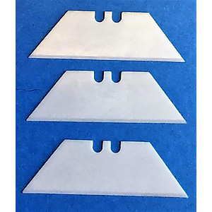 Ceramic Utility Blades 3 Pack Box Cutter, Cardboard, Last 10 X longer then metal blades by MINISCRAPER