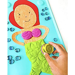 Splattmat Large Premium Silicone Kids Suctioned Placemat, New Sensory Montessori Inspired Food, Snack, Travel, & Arts & Crafts mat