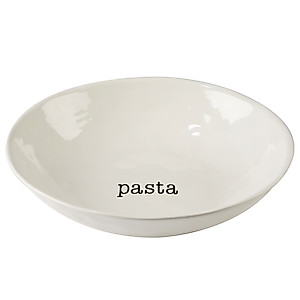 Certified International Corp It's It's Just Words Pasta Bowl, 13", Multicolor