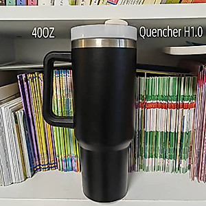 Replacement 40oz Tumbler Lid - Fit For Stanley 40oz Adventure Quencher and Quencher 2.0 Tumbler (40OZ CREAM)