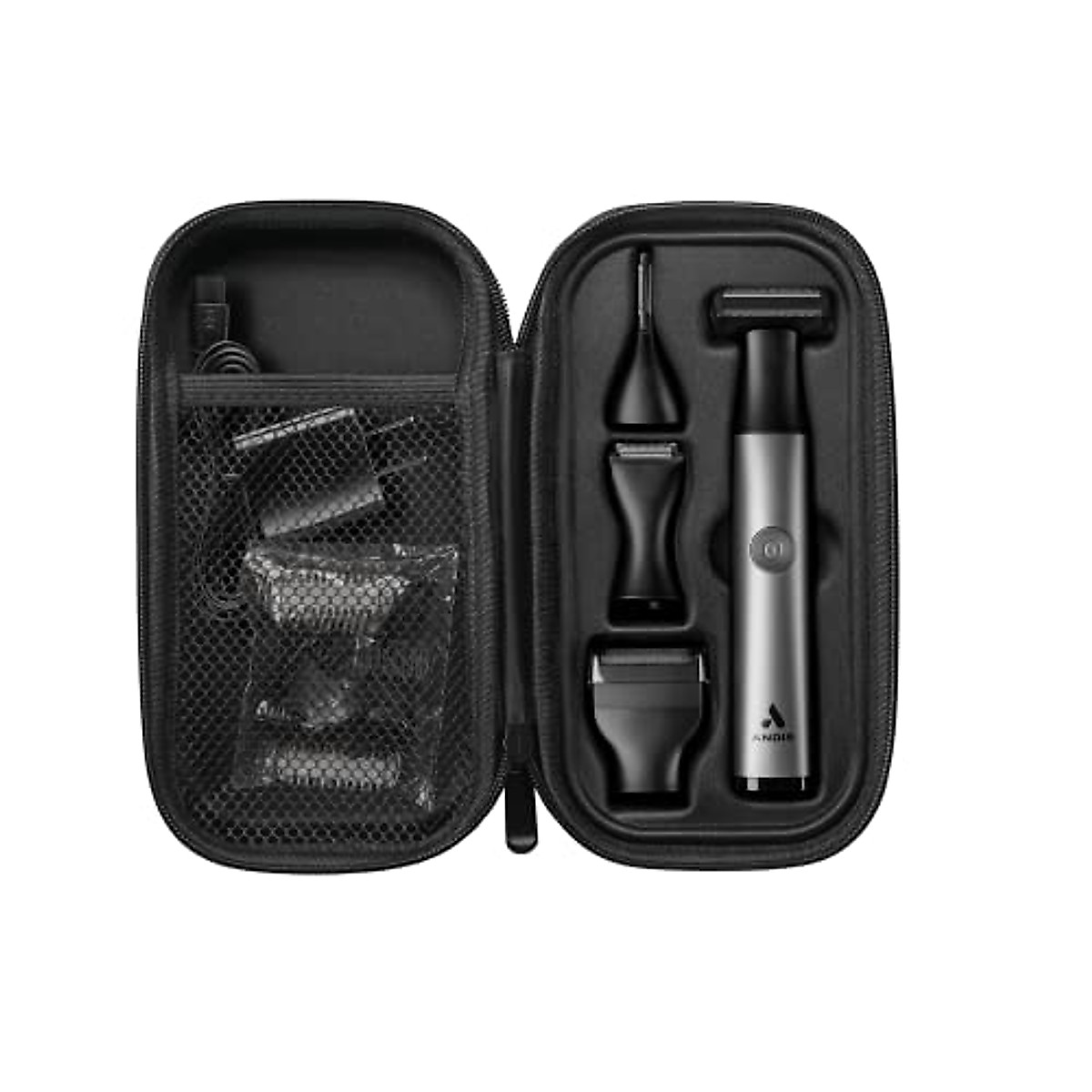 Andis 42315 inEDGE Lithium-Ion Cordless All-in-One One Blade Dual Sided Wet/Dry Trimmer for Body, Face, Ear and Nose Hair, Black