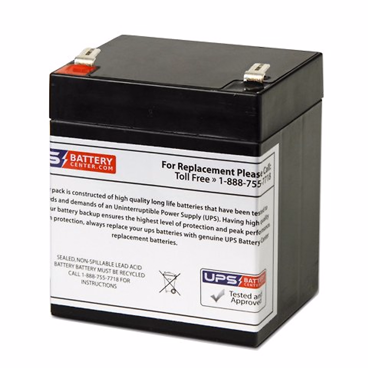 Leoch LP12-6.0 T2, LP 12-6.0 T2 12V 5Ah Compatible Replacement Battery by UPSBatteryCenter