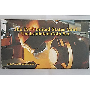 1995 United States Mint Uncirculated Coin Set (U95) in Original Government Packaging