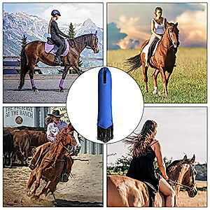 LNJBABAO Horse Tail Bag with Fringe Horse Tail Guard Tail Guard with Tail Bag for Equestrian Horses Accessories Horse Supplies