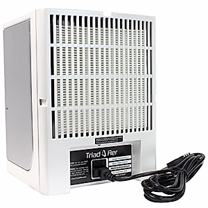 Triad Aer air purifier system - Combination of three innovative technologies, Photocatalytic Oxidation (PCO), Needlepoint Ionization, and Scalable Purification