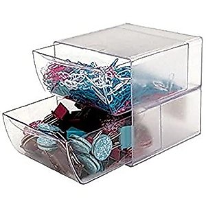 Deflecto Stackable Cube Organizer