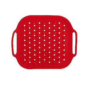 Instant Pot Accessory Official Air Fryer Silicone Tray, One size, Red