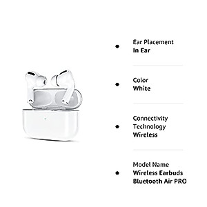 FASSME PRO Wireless EarbudsBluetooth V5.3Ear Buds 30H Playtime Stereo Sound in-Ear Bluetooth Headphones IPX7 Waterproof Touch Control Earphones with Charging Box for Sports Running，Home, Office