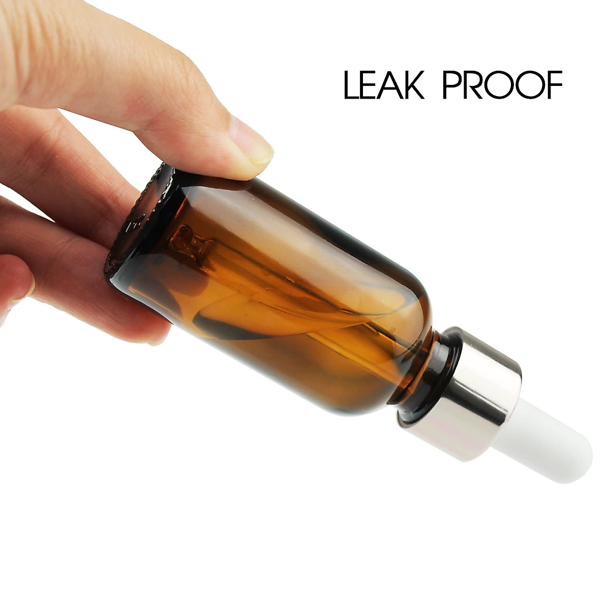 1 Oz Glass Dropper Bottles,24 pack Amber Glass Bottles with Eye Droppers,30ml Tincture Bottles, Leak Proof Travel Bottles for Liquids