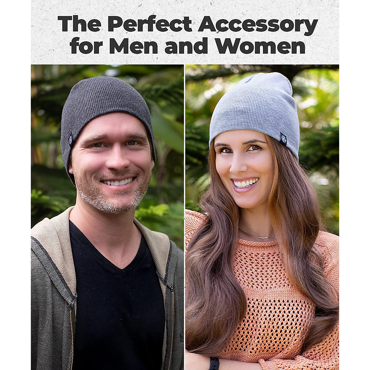 Original Beanie Cap - Soft Knit Beanie Hat - Warm and Durable (Blue Denim)