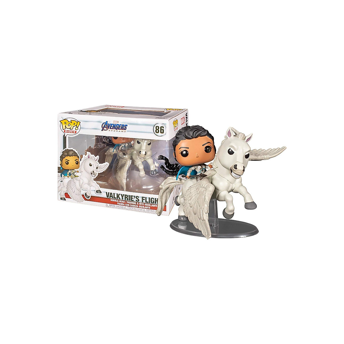Funko Pop! Ride: Avengers Endgame - Valkyrie's Flight Bobblehead