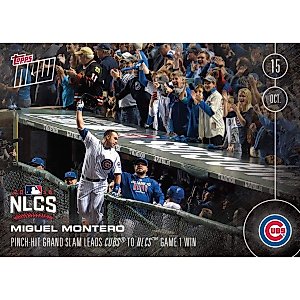MLB Chicago Cubs Miguel Montero #589 Topps Now Trading Card
