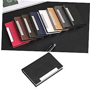 Tofficu 2pcs Name Holder Stainless Steel Case Holder for Business