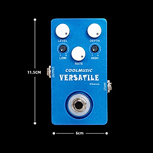 COOLMUSIC Guitar Pedal Bass Effect Pedal (C-CH02)