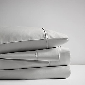 Beautyrest 400 Thread Count Wrinkle Resistant Cotton Sateen Sheet Set Grey