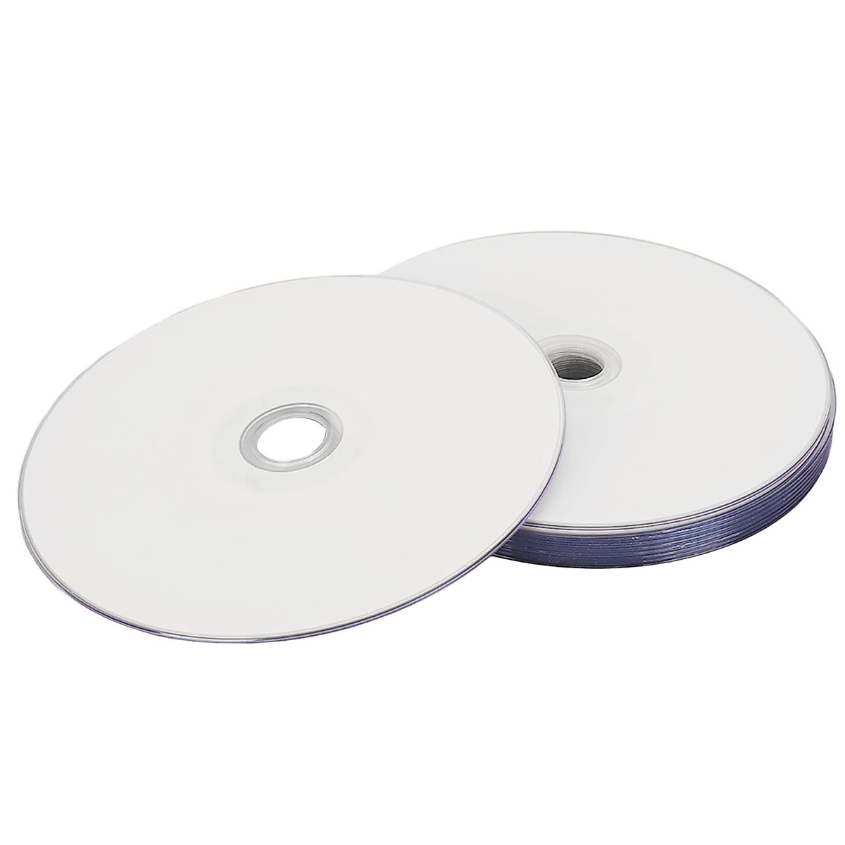 R Blank Disc, 4.7GB 16x Recordable Media Disc, R 4.7GB 16X White Inkjet Printable,Blank Media Recordable Movie Data Disc for Music Video Photos (10PCS)