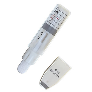 5 Ct-INVBIO Cotinine Saliva Test Kit at Home, Single Panel Oral COT Test, Cut-Off Level at 50 ng/mL, Highly Sensitive and Accurate