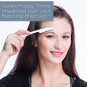 Dermaplaning Tool (9 Count) – Easy to Use Dermaplane Razor For Face – Practical Hair Remover Blade for Eyebrows and Peach Fuzz – Facial Shaver for Women That Helps Exfoliate and Smooth the Skin