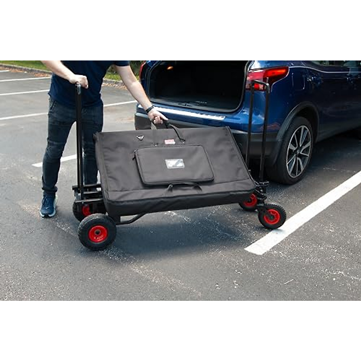 Gator Cases Padded Nylon Carry Tote Bag for Transporting LCD Screens, Monitors and TVs Between 27" - 32" (G-LCD-TOTE-MD), Black