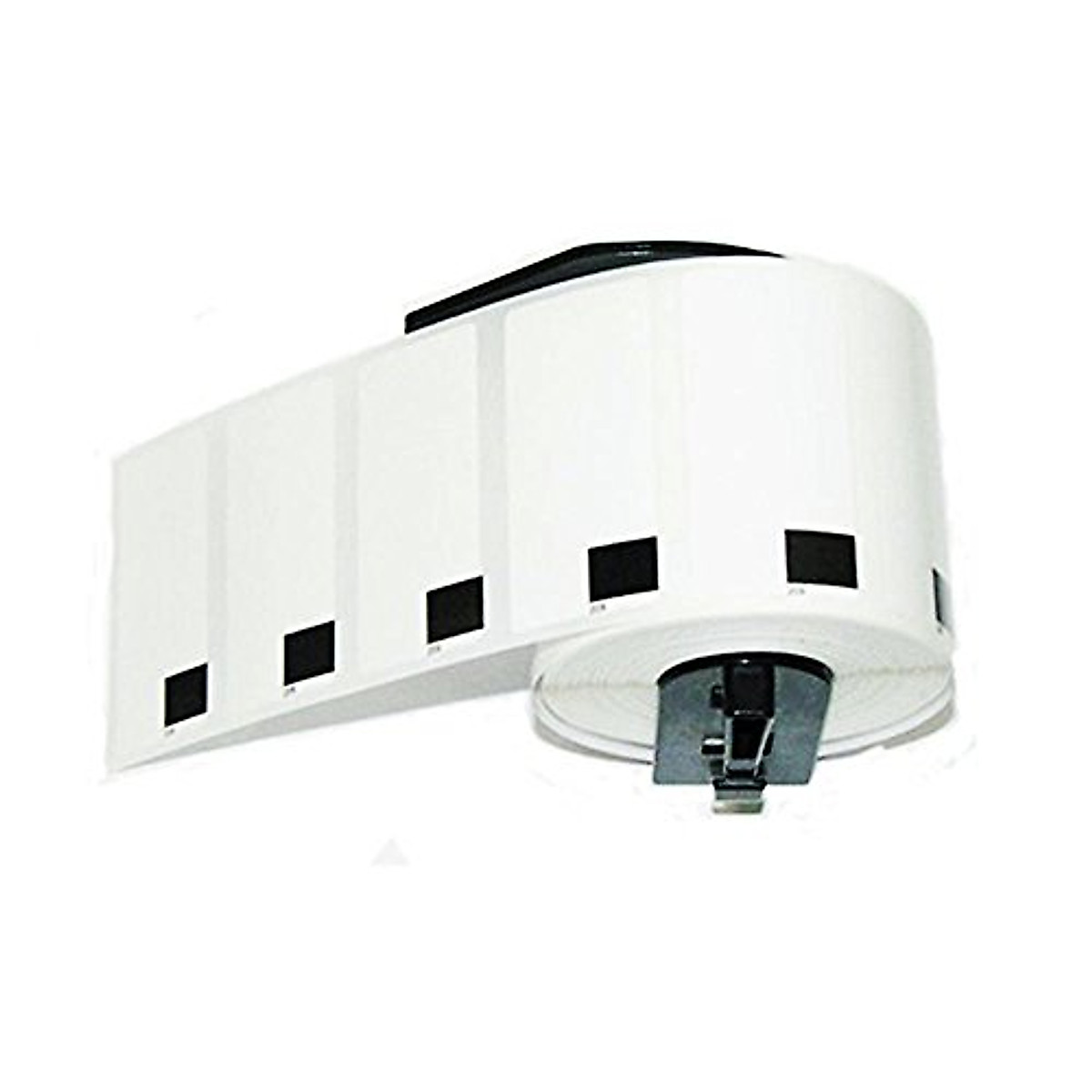 Brother Genuine DK-1202 Die-Cut Shipping Paper Labels, 300 Labels per Roll, 12 Rolls – for Use with QL Label Printers