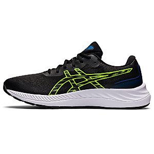 ASICS Men's Gel-Excite 9 Running Shoes, 10, Black/Hazard Green