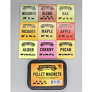 Pellet Label Magnets For Your Pellet Smoker Perfect Accessory For Every Meat Smoker Outdoor Waterproof Magnetic