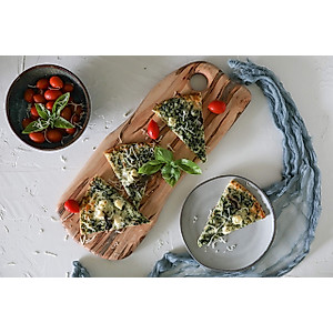 Large Long Ambrosia Maple Wood Cutting Board with Handle, Charcuterie Buffet Serving Board, Wedding Catering Tray