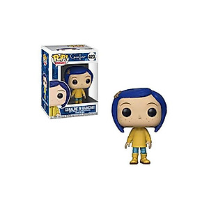 Funko Pop Movies: Coraline - Coraline in Raincoat (Styles May Vary) Collectible Figure, Multicolor
