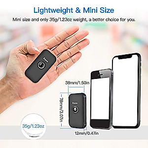 Eyoyo Mini Bluetooth 2D Barcode Scanner, 3-in-1 USB Wired/2.4G Wireless/Bluetooth Bar Code Reader Portable 1D QR Image Scanner PDF417 Data Matrix Code for iPad, iPhone, Android, Tablets or Computer PC