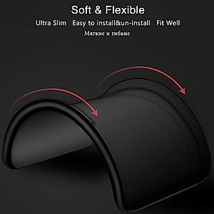 for Oppo Reno 6 Pro+ 5G Ultra Thin Phone Case + Ring Holder Kickstand Bracket, Gel Pudding Soft Silicone Phone for Oppo Reno 6 Pro Plus 5G 6.55 inches (RedRing-B)