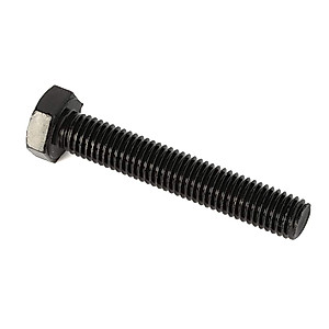 M8 x 60mm Hex Head Screw Bolts, Fully Threaded, Alloy Steel Grade 12.9, Black Oxide Finish, Quantity 10