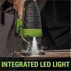 Greenworks 24V Brushless 1" Cordless Jig Saw (3,000 SPM / 4 Settings / LED Light), Tool Only