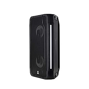 Altec Lansing Shockwave Wireless Party Speaker, Travel Bluetooth Speaker with Rechargeable Battery, Portable Sound System with Microphone (Renewed)