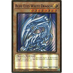 Blue-Eyes White Dragon - MAGO-EN001 - Premium Gold Rare - 1st Edition