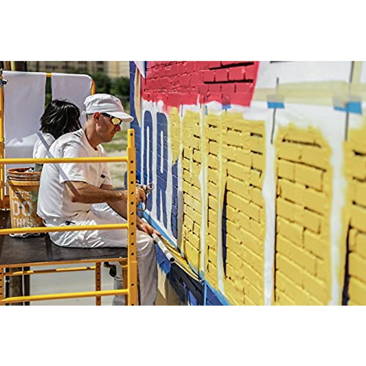 Dickies mens Painter's Utility Pant Relaxed Fit Big Jeans, White, 46W x 30L US