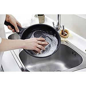 Full Circle Kitchen Sink Set - Ceramic Organizer with Be Good Dish Brush and In a Nutshell Scrubbing Sponges